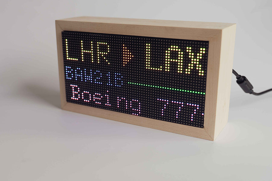 LED Flight Tracker Matrix Display | Flight Radar for Your Home – Flight ...